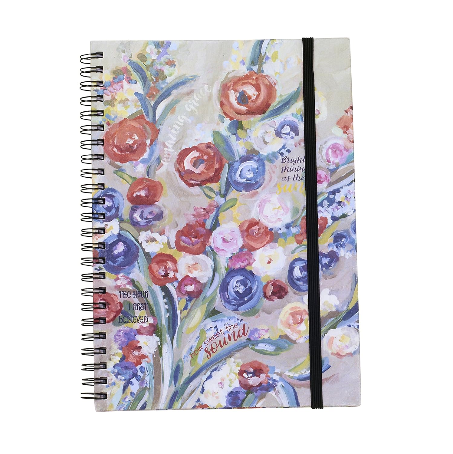 Bops Artisan Inspired Hardbound Notebook/Journal “Amazing Grace” Hard ...