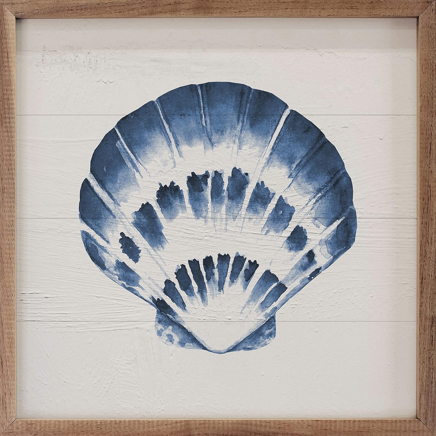 Amazon.com : Blue Scallop Shell Water Fun Wall Home Décor Series By ...