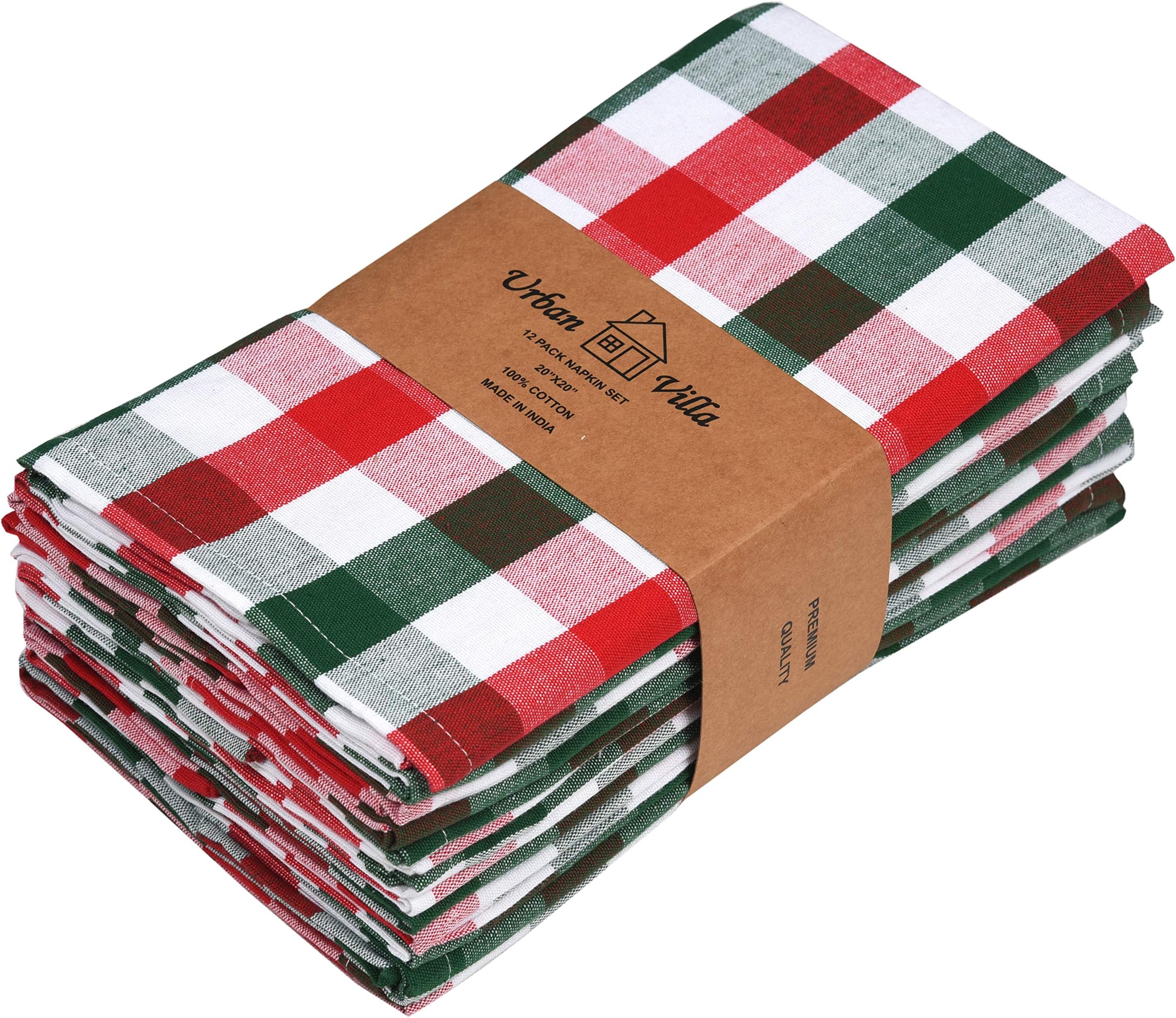 Amazon.com: DG Collections Dinner Napkins, 100% Cotton Over Sized ...