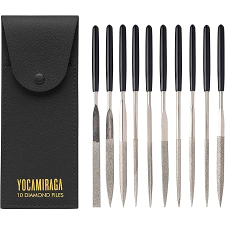 LIBRATON Small File Set, Needle Diamond Files 13PCS, 6pcs Jewlers Files ...