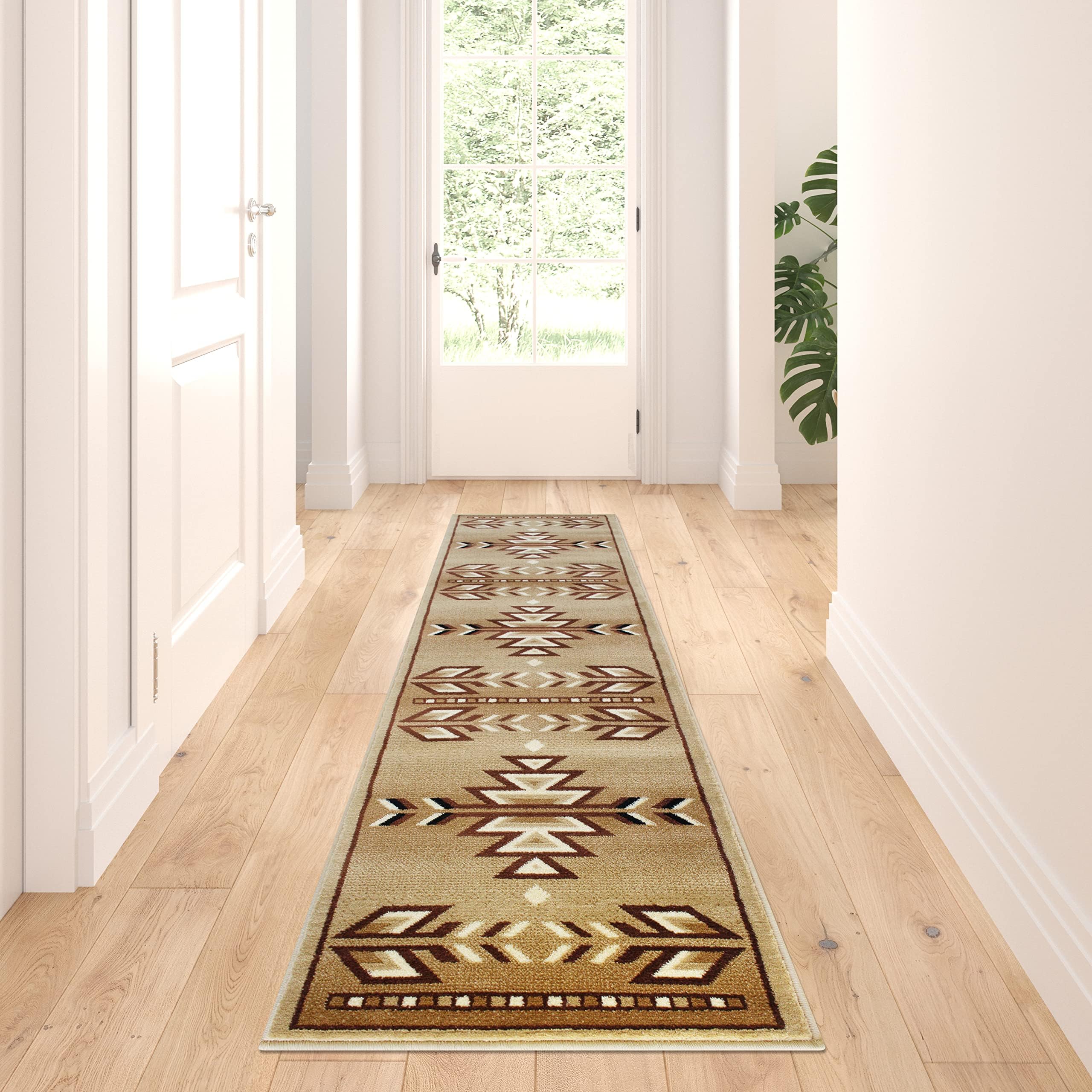 Amazon.com: Southwestern Long Runner Rug for Hallway,Rustic South ...