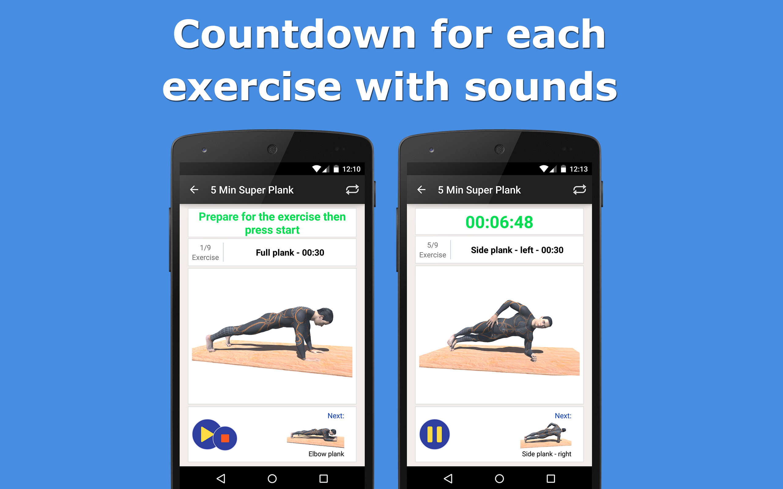 5 Minute Super Plank Workout - App on Amazon Appstore