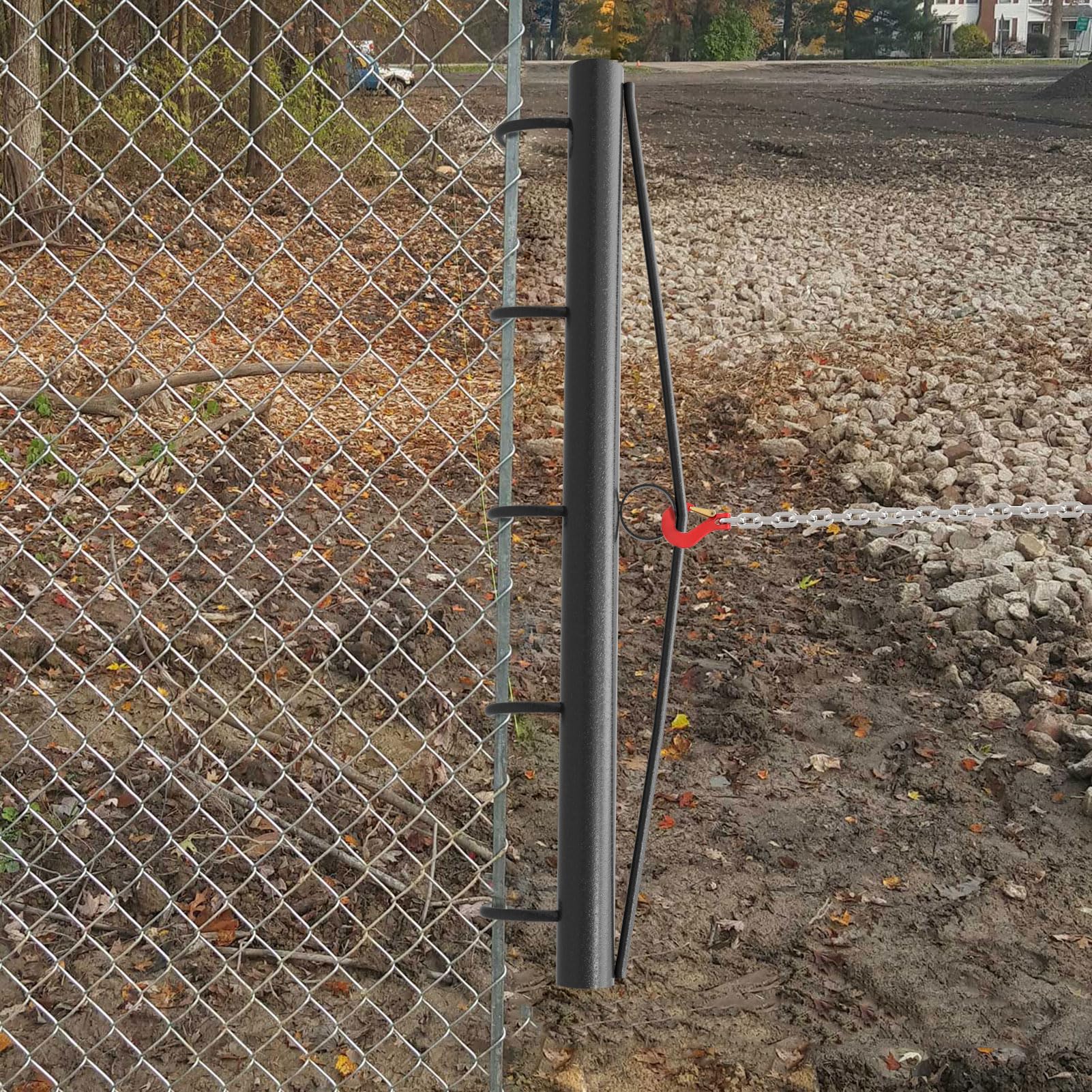 Snapklik.com : 32 Black Steel 5 Hook Chain Link Fabric Fence Stretcher ...