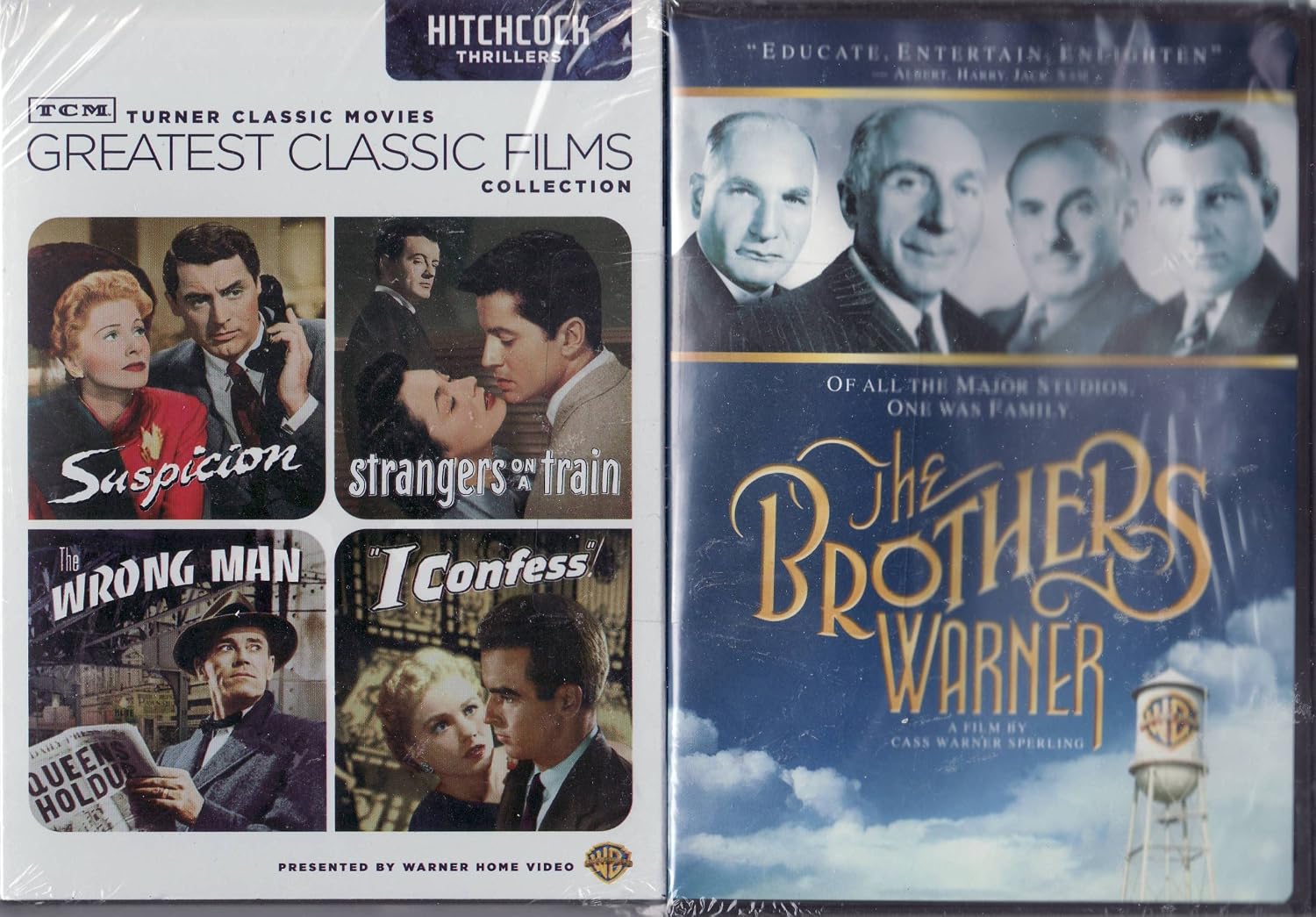 Amazon.com: LIMITED EDITION 2 PACK DVD Set - The Brothers Warner / TCM ...