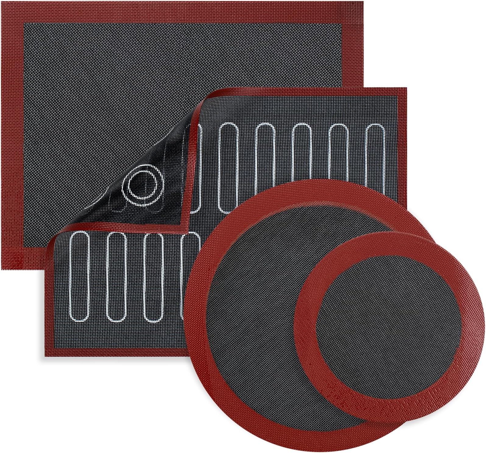 Amazon.com: Baking with G&S Silicone Textured Baking Mats, Set of 2 ...