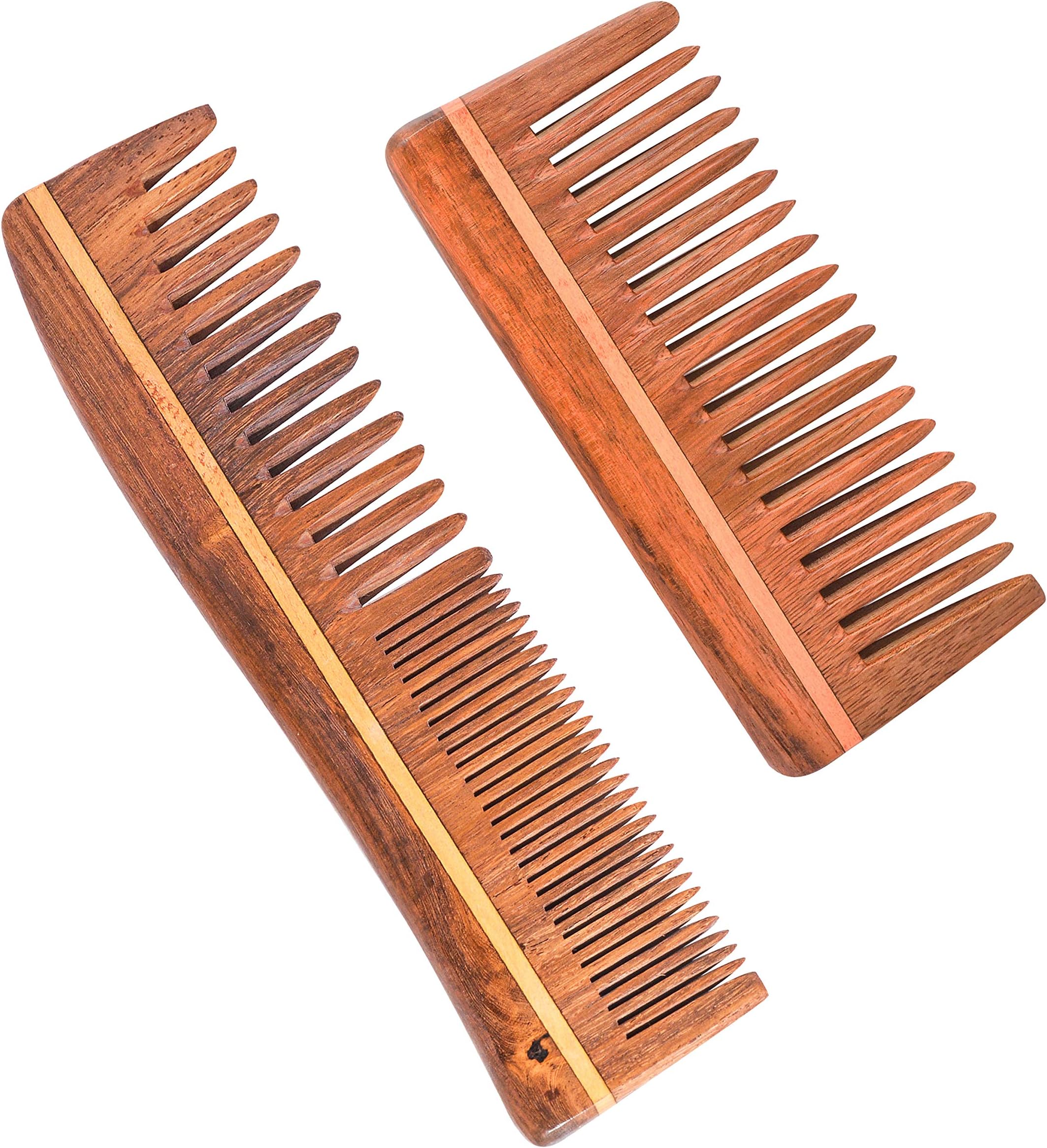 Amazon.com : Ayan Handmade Natural Pure Healthy Neem Wooden Comb Wide ...