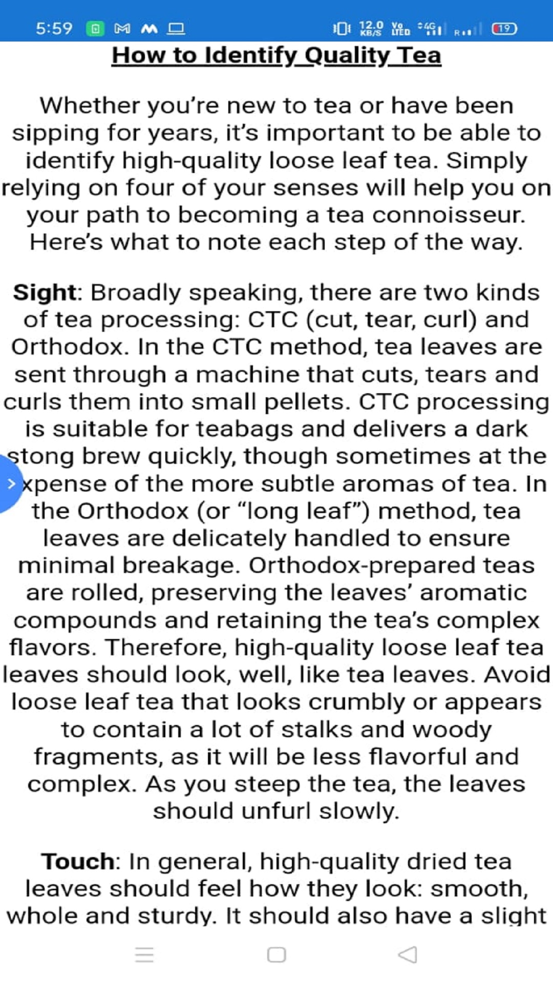 How to Identify Quality Tea - App on Amazon Appstore