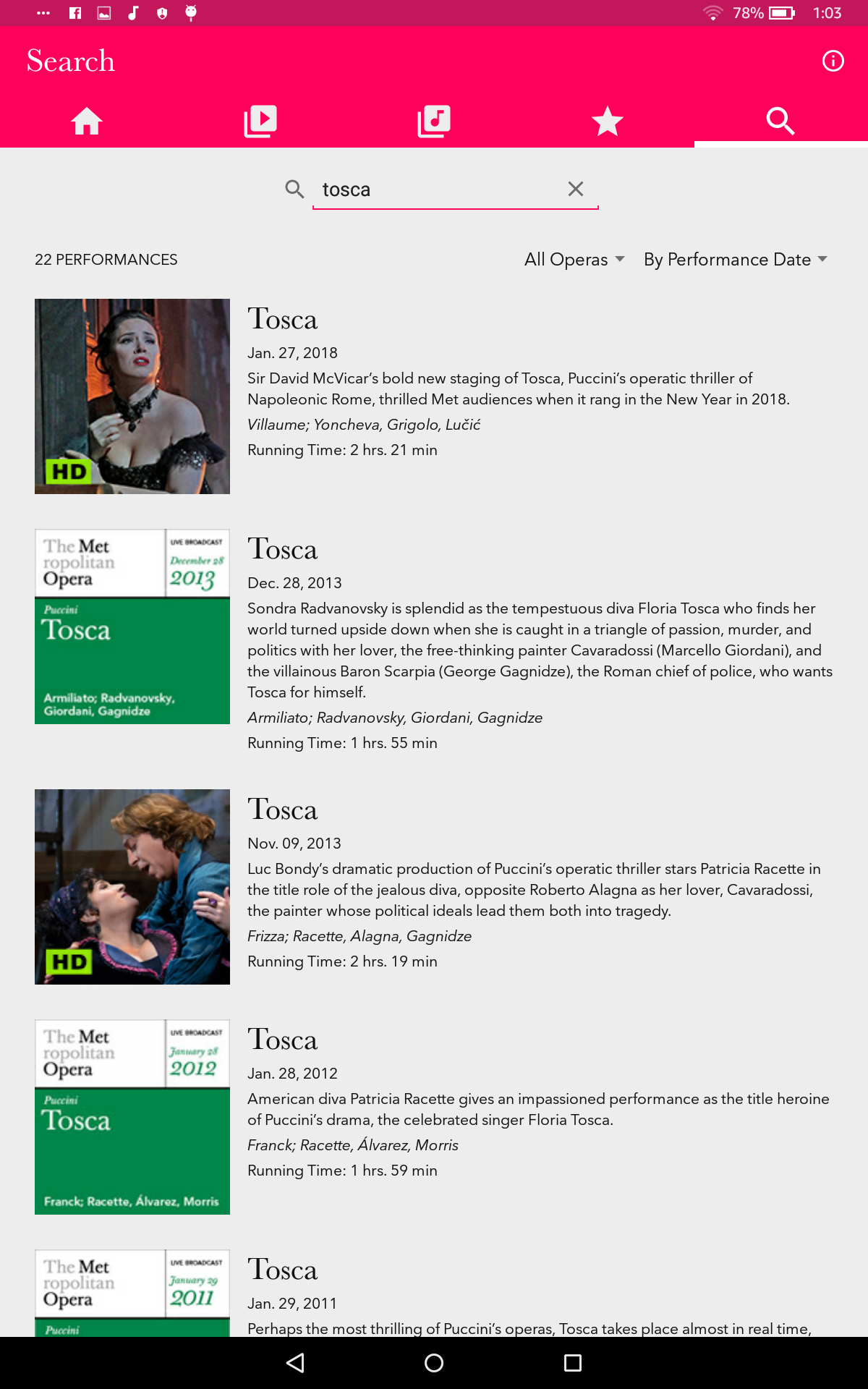 Met Opera on Demand - App on Amazon Appstore