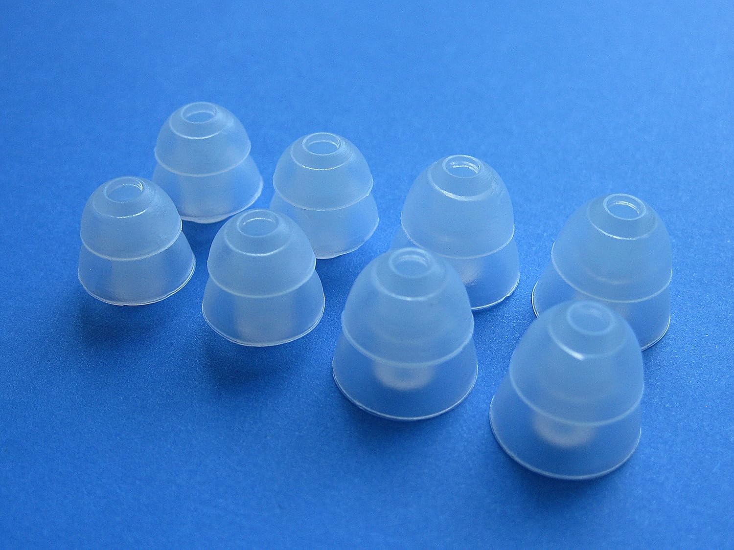 Amazon.com: 8 pcs: 4 Small / 4 Large Clear Double (2 Layer) Flange ...