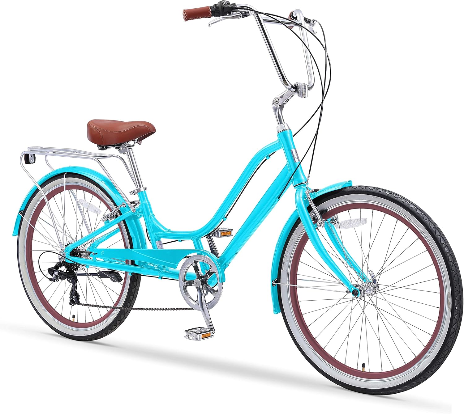 Amazon.com : sixthreezero Relaxed Body 7-Speed Recumbent Comfort Bike ...