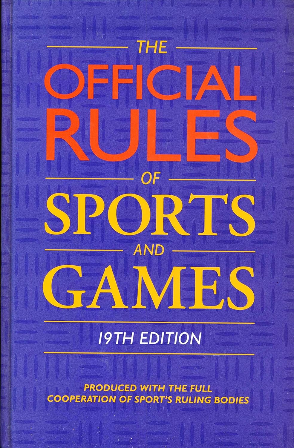 Buy Official Rules of Sports and Games Book Online at Low Prices in ...