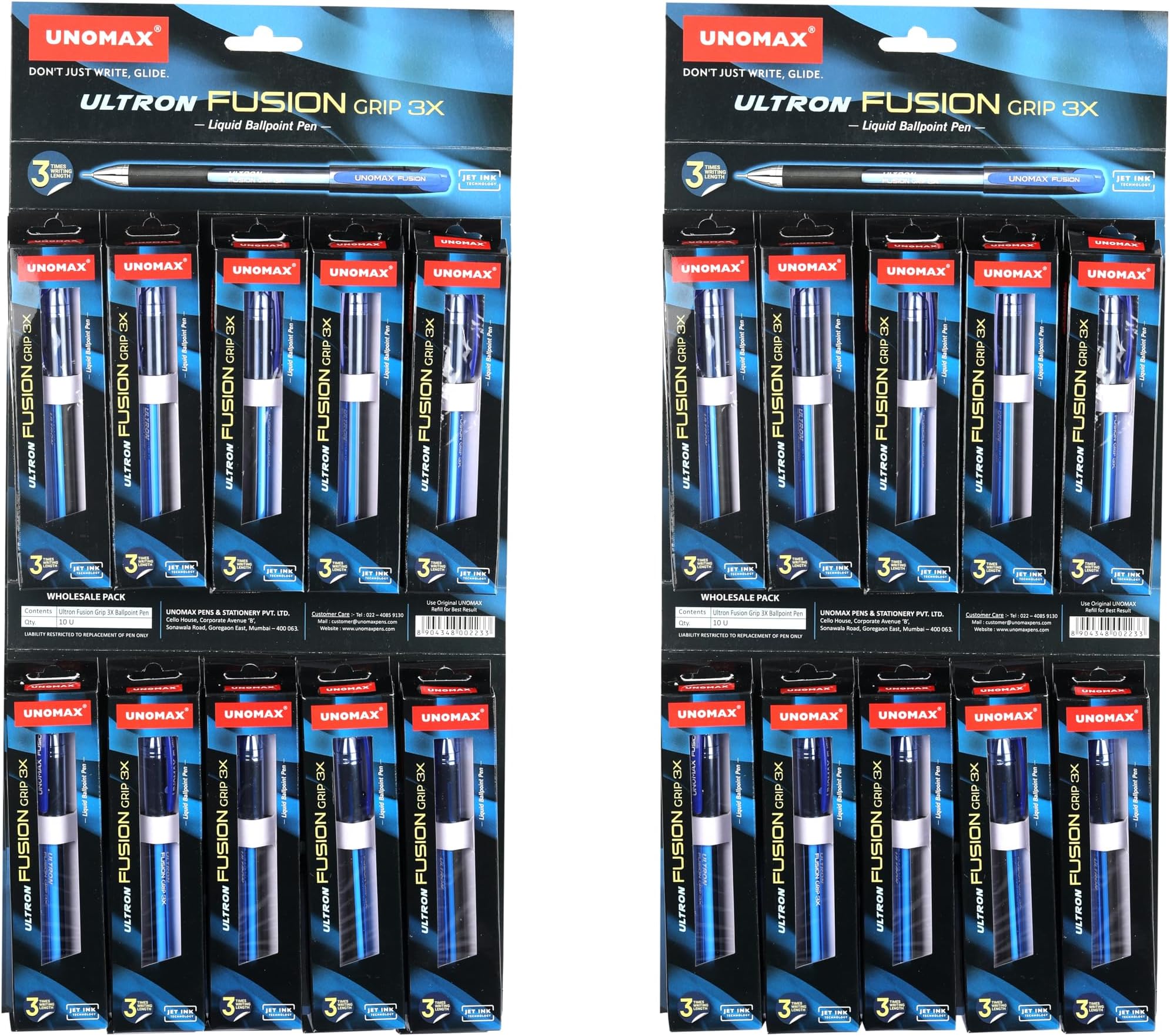 UNOMAX Fusion Grip 3X BP 30pcs Jar : Amazon.in: Office Products