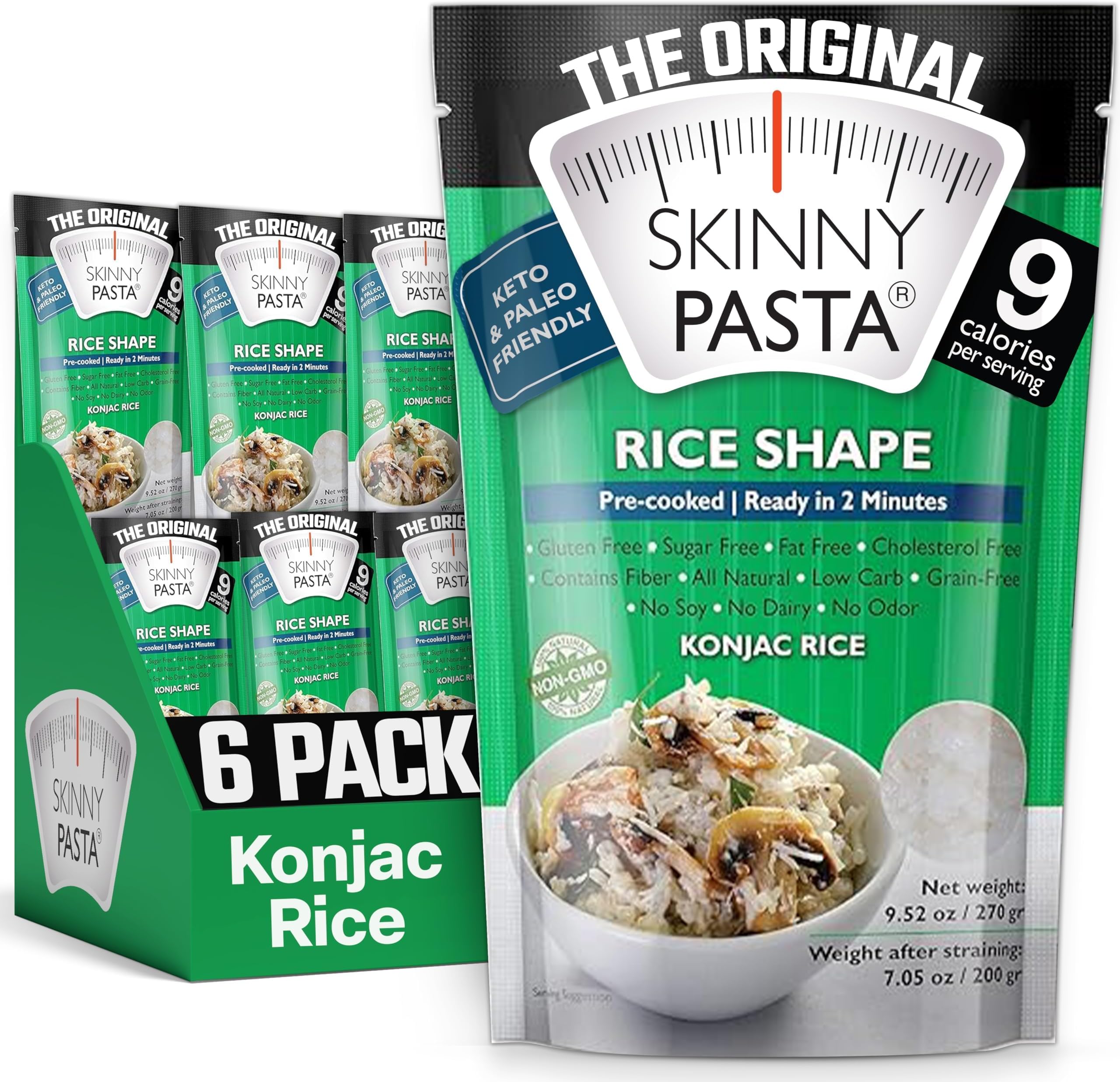 Amazon.com : Miracle Noodle Variety Pack (Fettuccine, Angel Hair & Rice ...