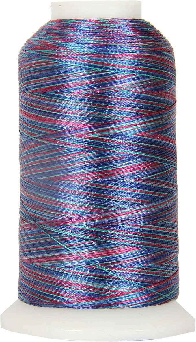 Amazon.com: Threadart Variegated Polyester Embroidery Thread - 40wt ...