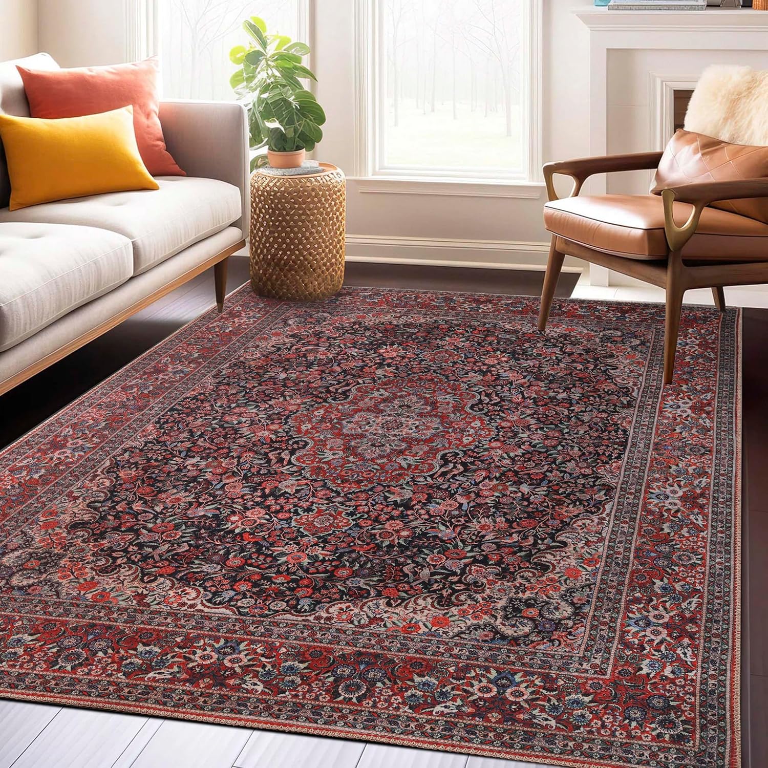 Amazon.com: Superior Large Indoor Area Rug, Modern Floor Decor for ...