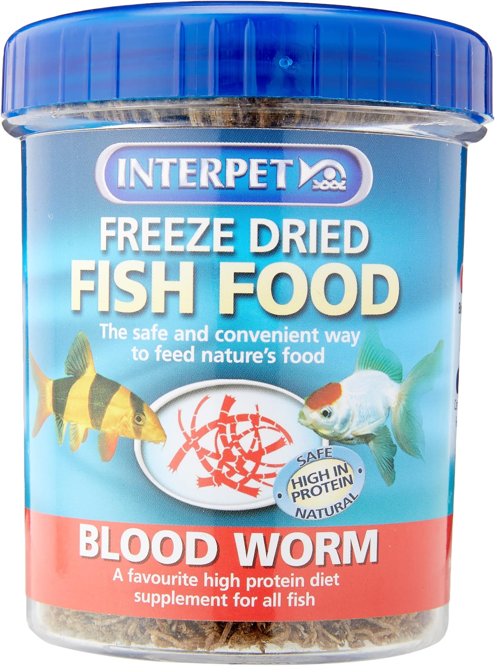 Interpet Freeze Dried Fish Food - Blood Worm 20g : Amazon.co.uk: Pet ...