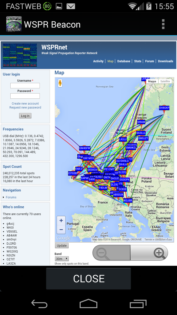 WSPR Beacon - App on Amazon Appstore