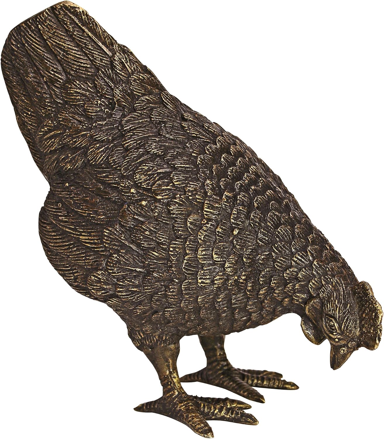 Design Toscano Barnyard Hen Bronze Statue : Amazon.ca: Patio, Lawn & Garden
