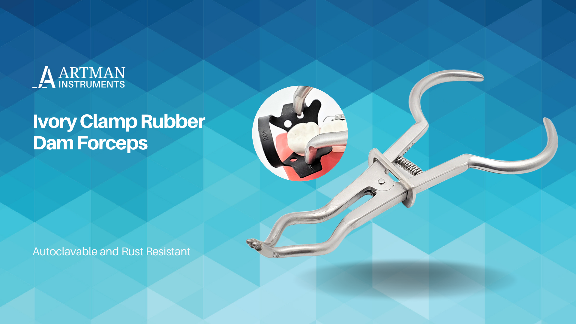 Watch Rubber Dam Pliers Ivory Clamp Forceps Dental ARTMAN on Amazon Live