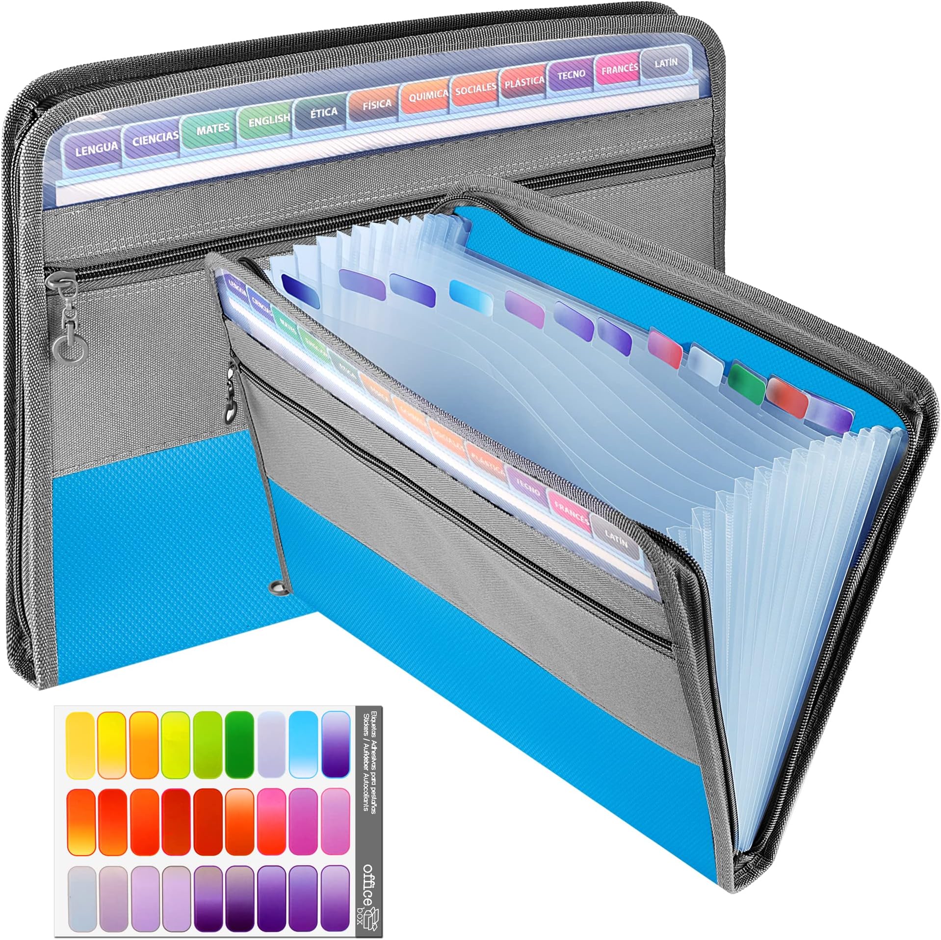 Dokumentenmappe A4, Dokumententasche Fächermappe 13 Aktenordner ...