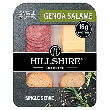 Amazon.com: Hillshire Snacking Small Plates, Genoa Salami and White ...