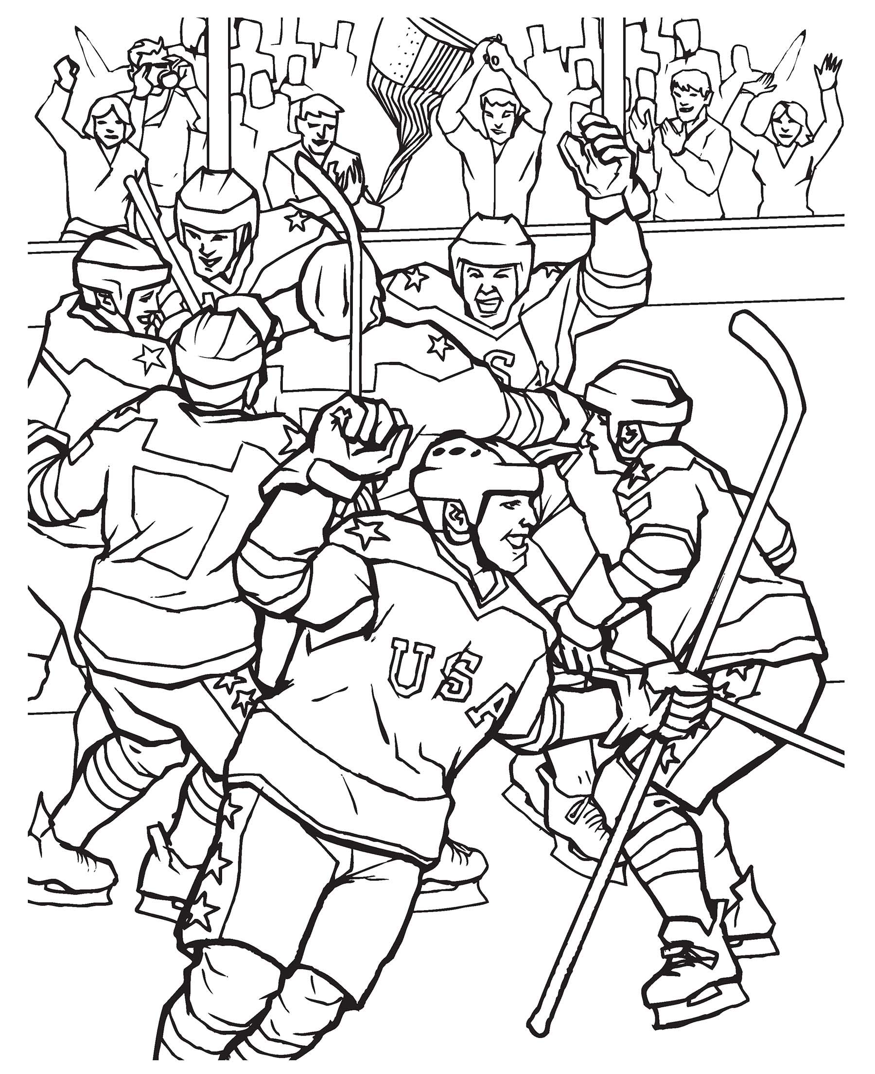 Hockey Coloring Pages Stanley Cup