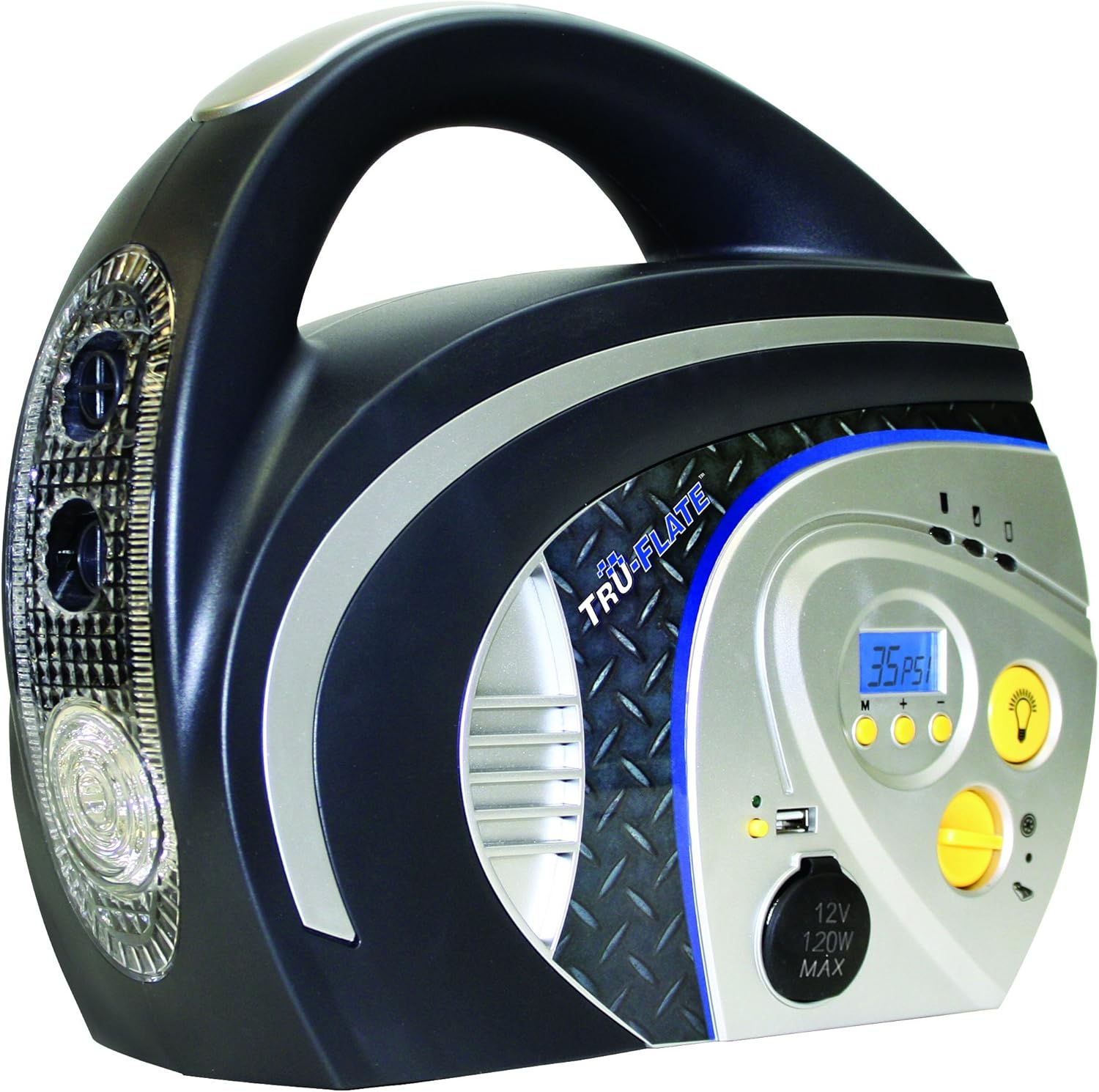 Amazon.com: Tru-Flate 16-240 Rechargeable, Heavy-Duty Inflator with 12 ...