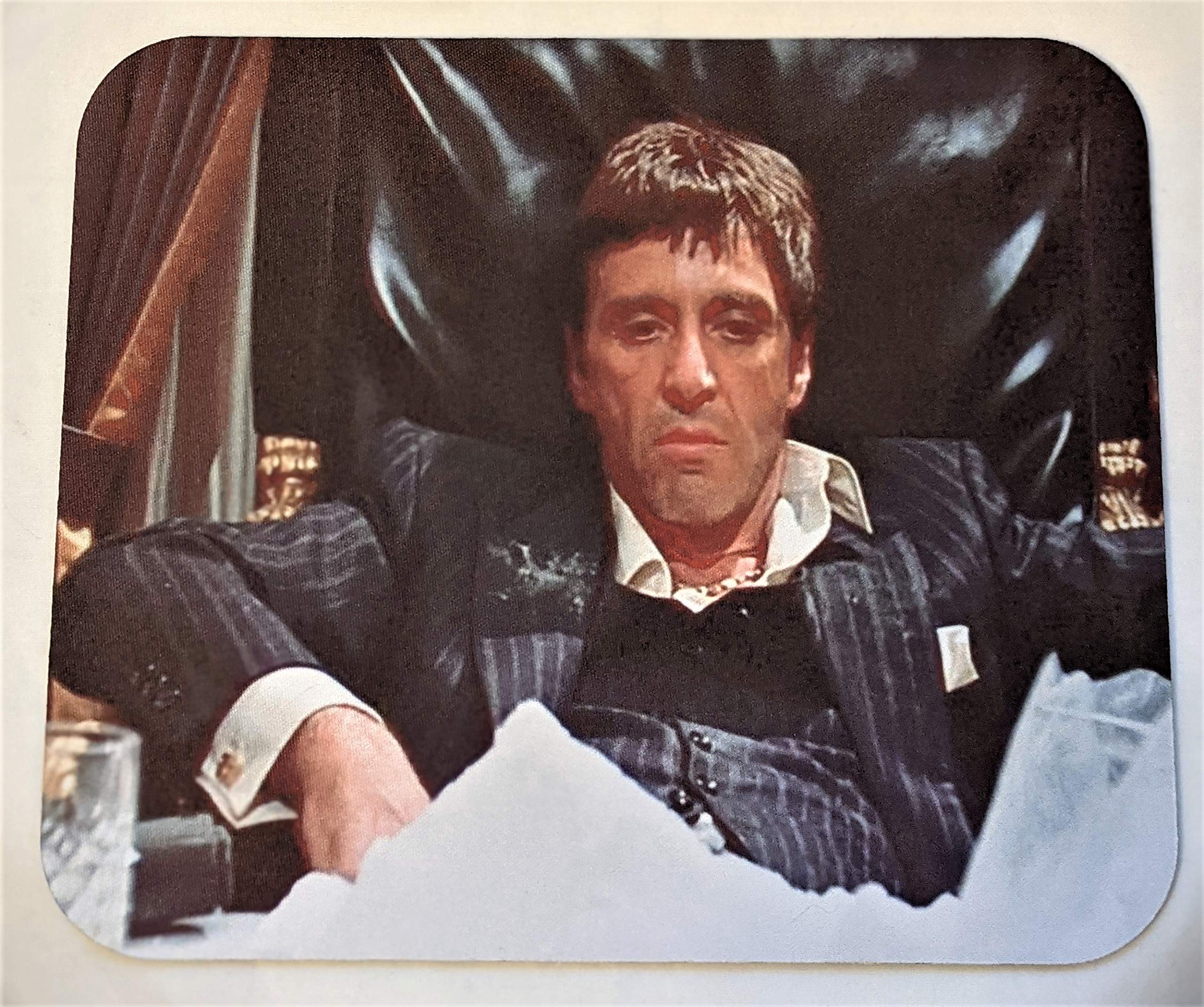 Amazon.com : Scarface Pacino Computer Mouse Pad (1/4th Inch Thick ...