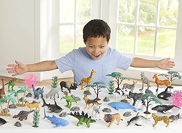 Amazon.com: Animals of The World Playset (AD20687) : Toys & Games