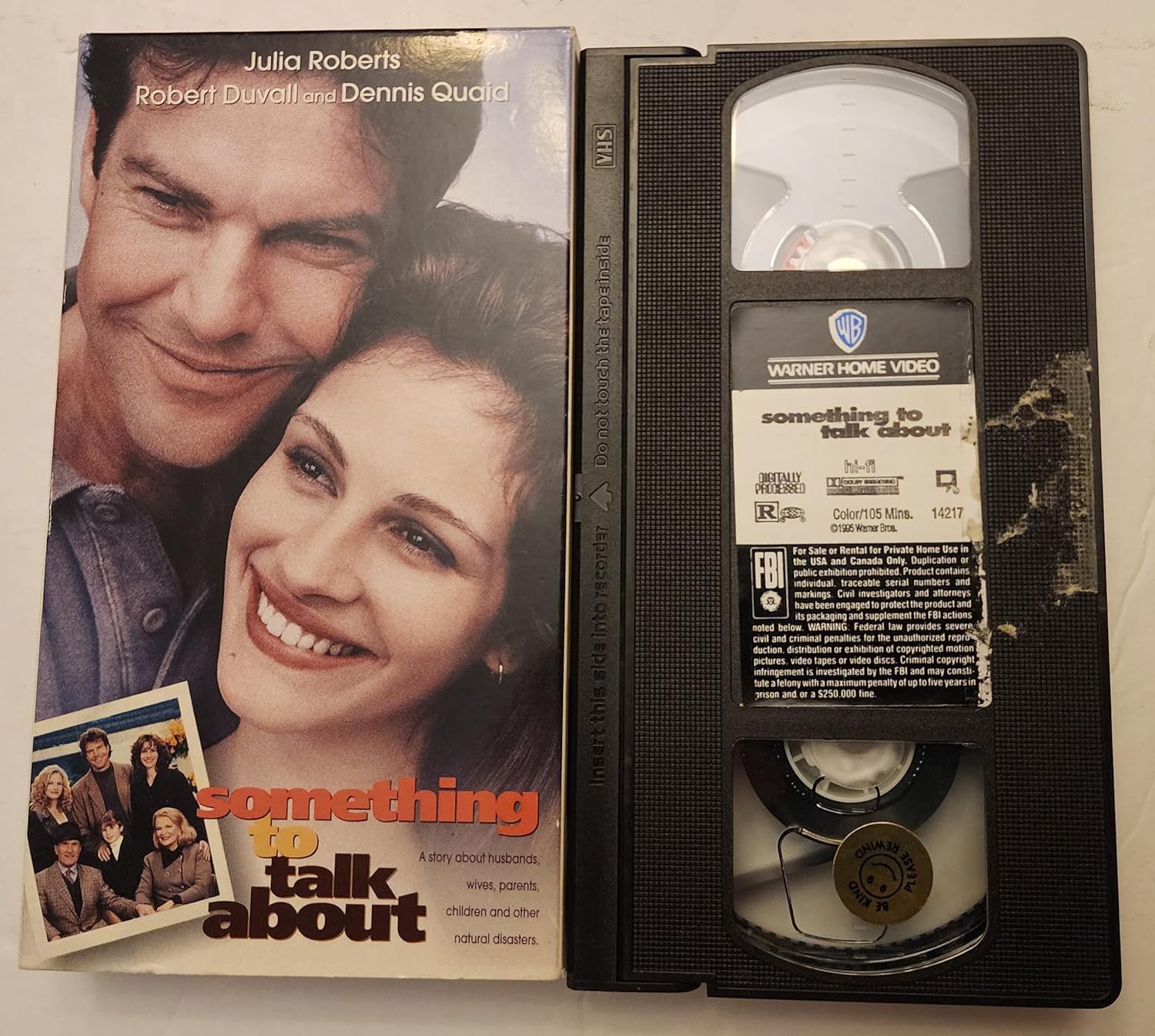 Something To Talk About [VHS] : Julia Roberts, Dennis Quaid, Robert ...