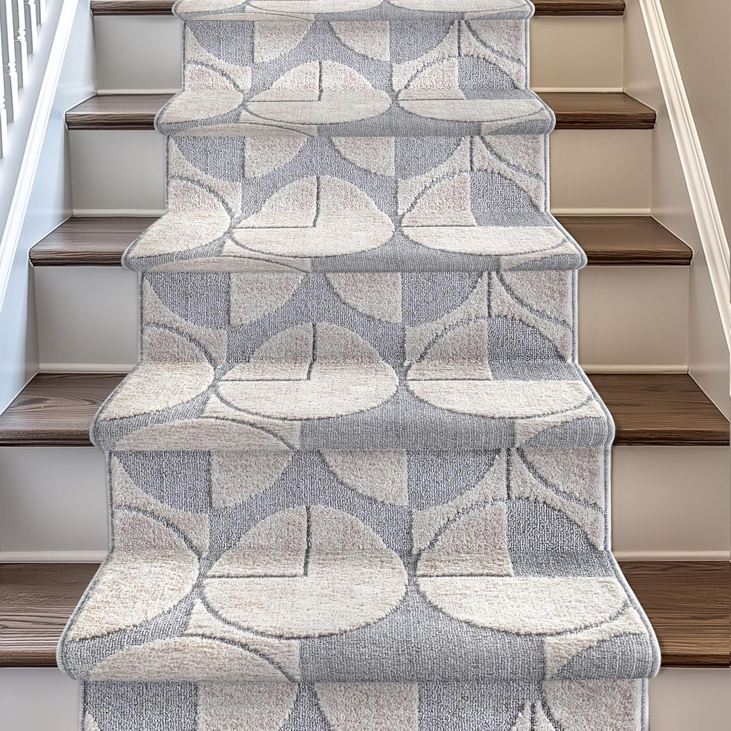 Amazon.com: Well Woven Custom Size Hallway & Stair Runner- Harlow ...