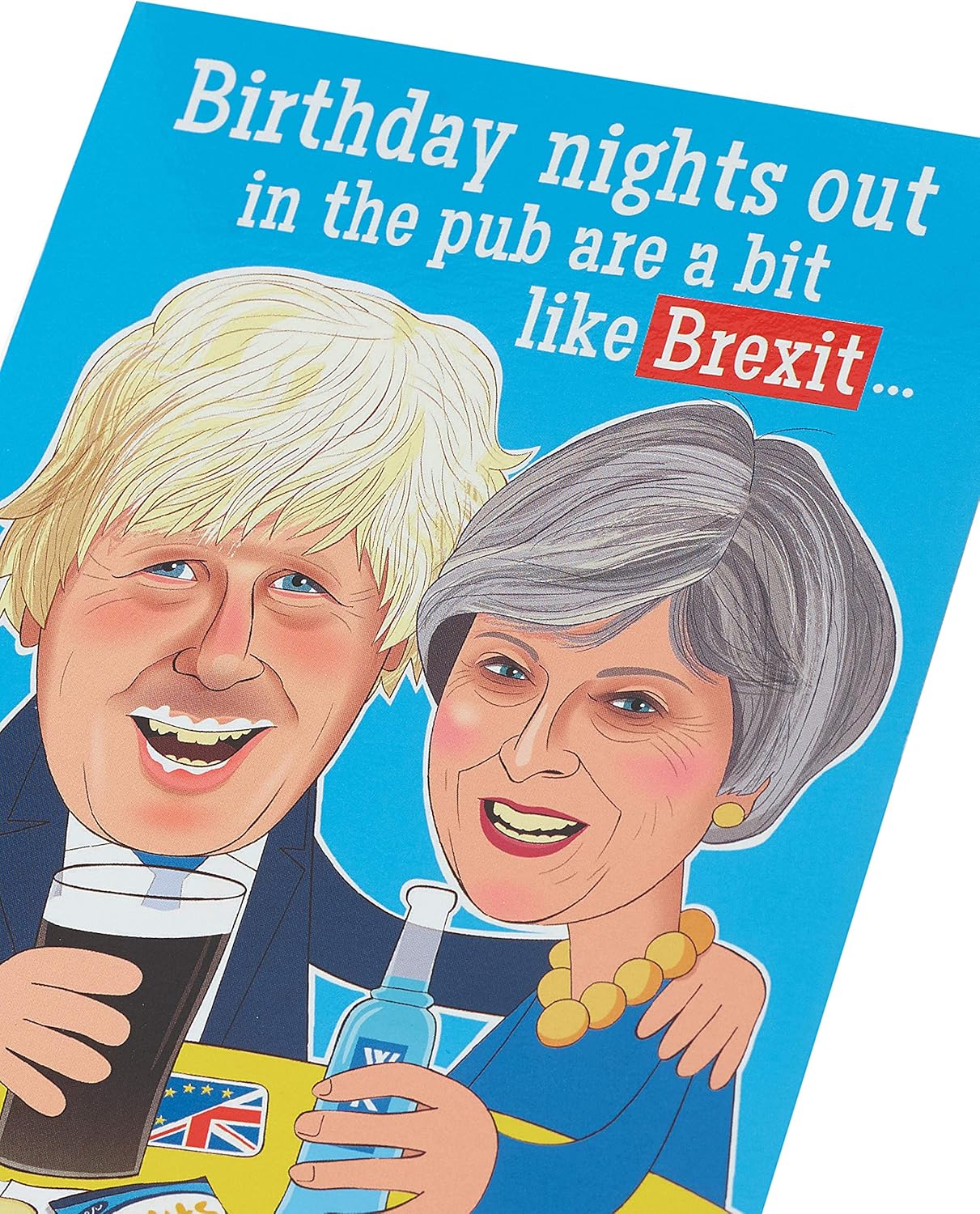 Buy UK Greetings Funny Boris Johnson Birthday Card - Funny Birthday ...