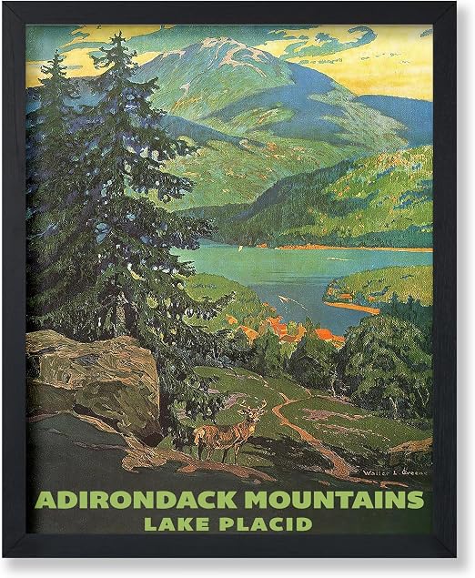 Amazon.com: Poster Master Vintage Travel Poster - Retro Adirondack ...