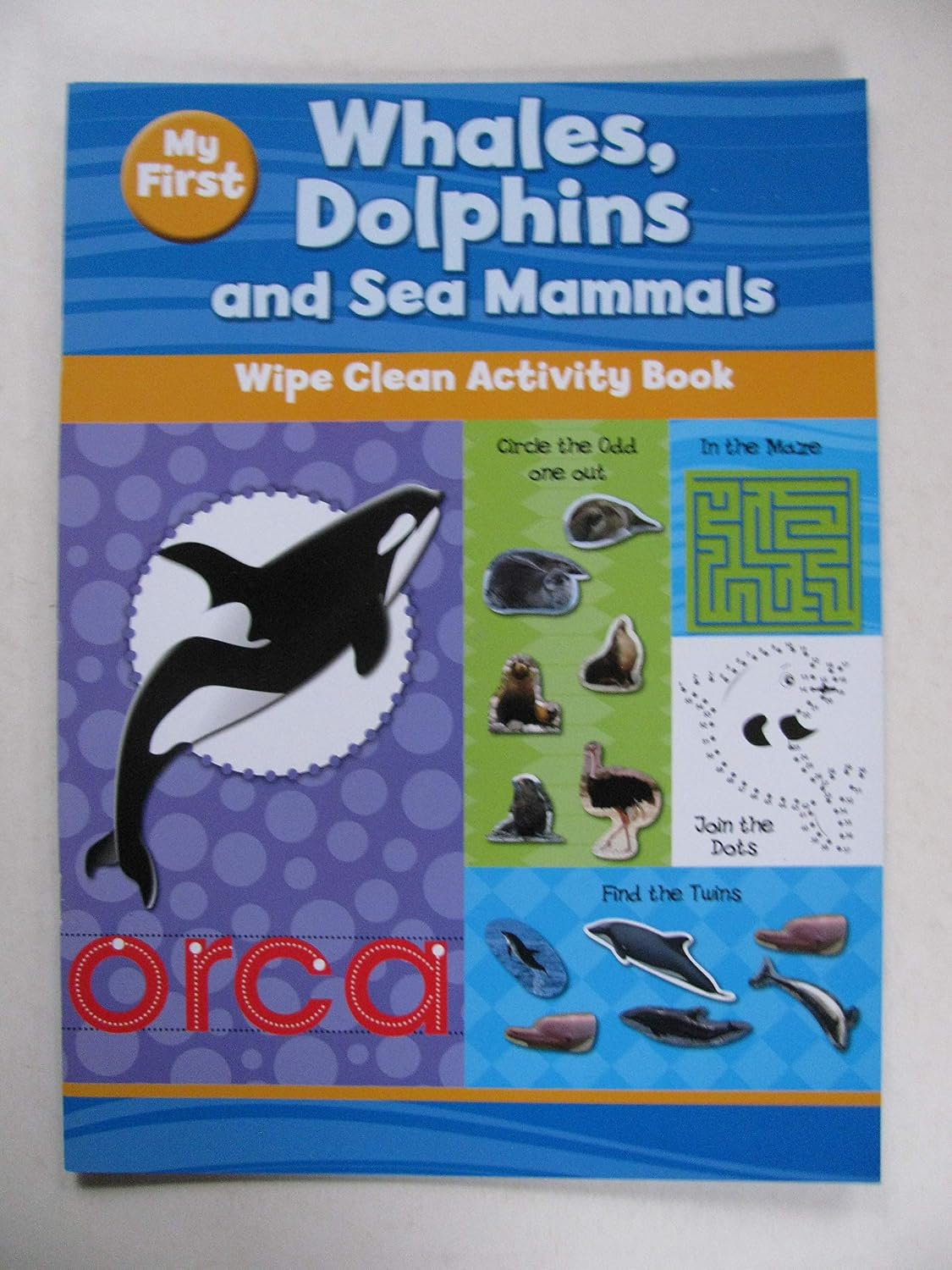 Whales Dolphins (Wipe Clean Activity Book): 9780755491179: Amazon.com ...