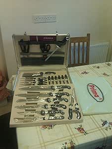 Prima 24 PC Deluxe Knife set in Aluminium Case : Amazon.co.uk: Home ...