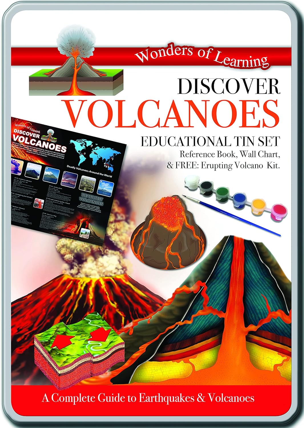 Discover Volcanoes – Wonders of Learning Tin Set: North Parade ...
