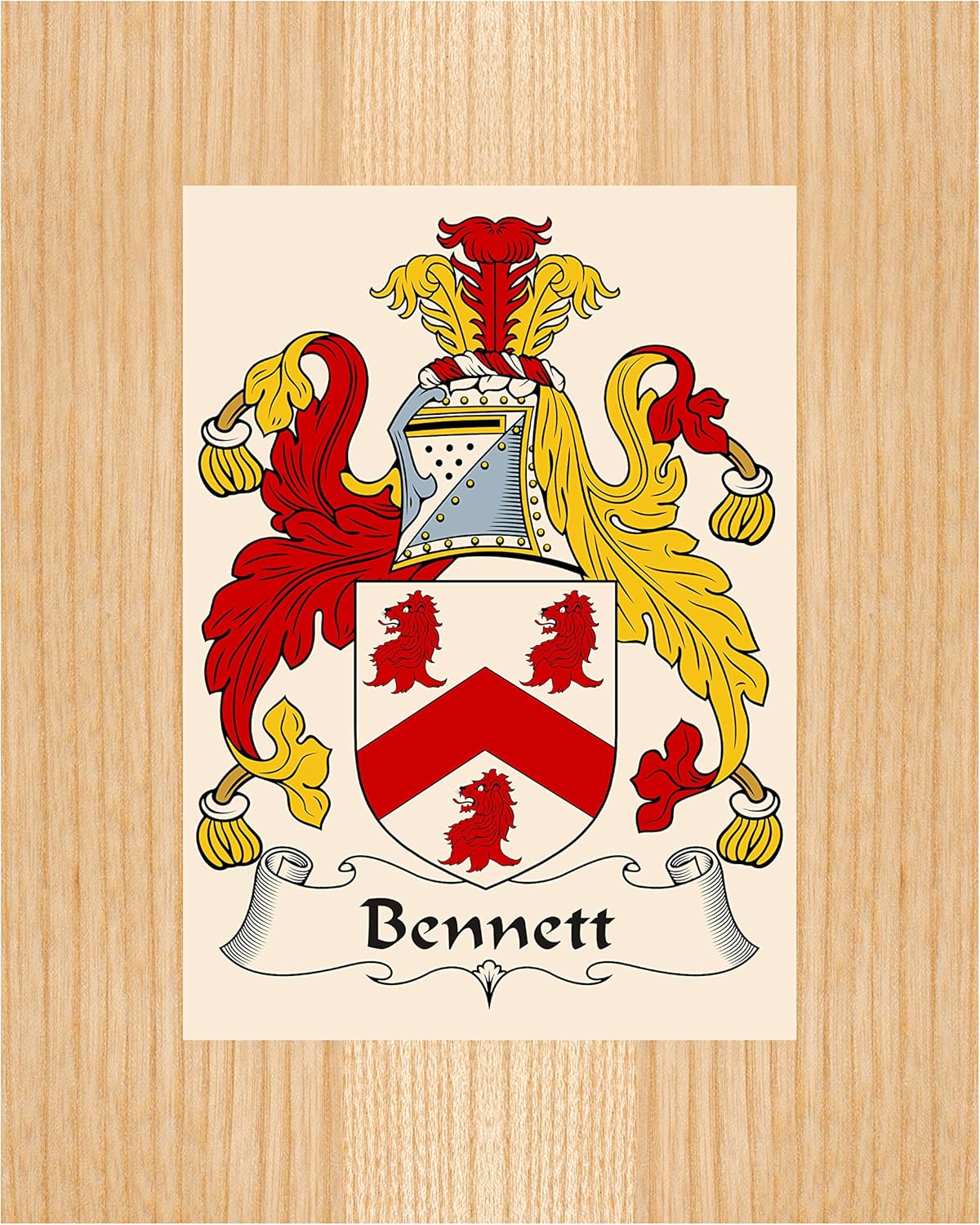 Amazon.com: Carpe Diem Designs Bennett Coat of Arms/Bennett Family ...