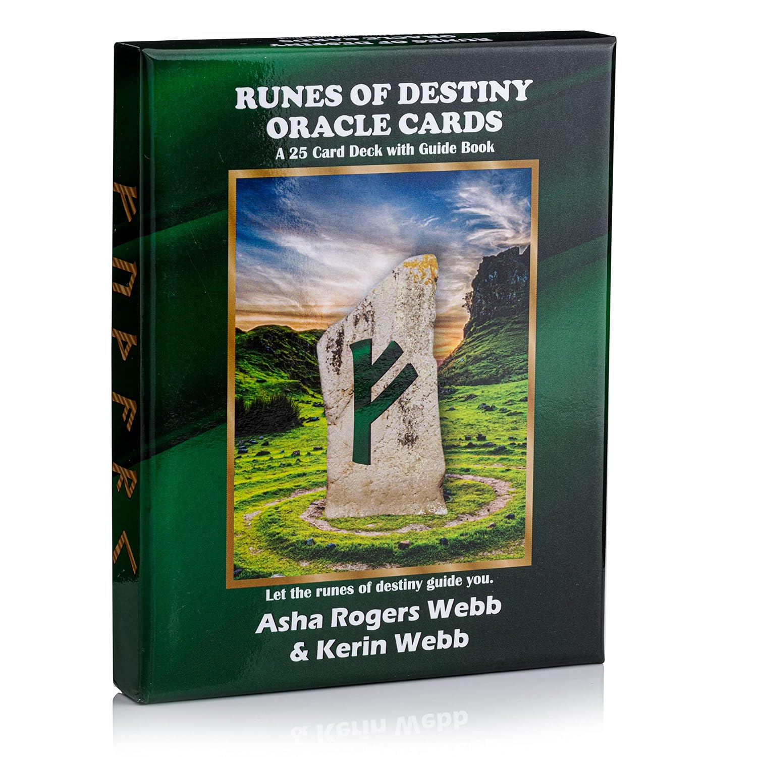 Runes of Destiny Oracle Cards with guide book: Asha Rogers Webb, Kerin ...