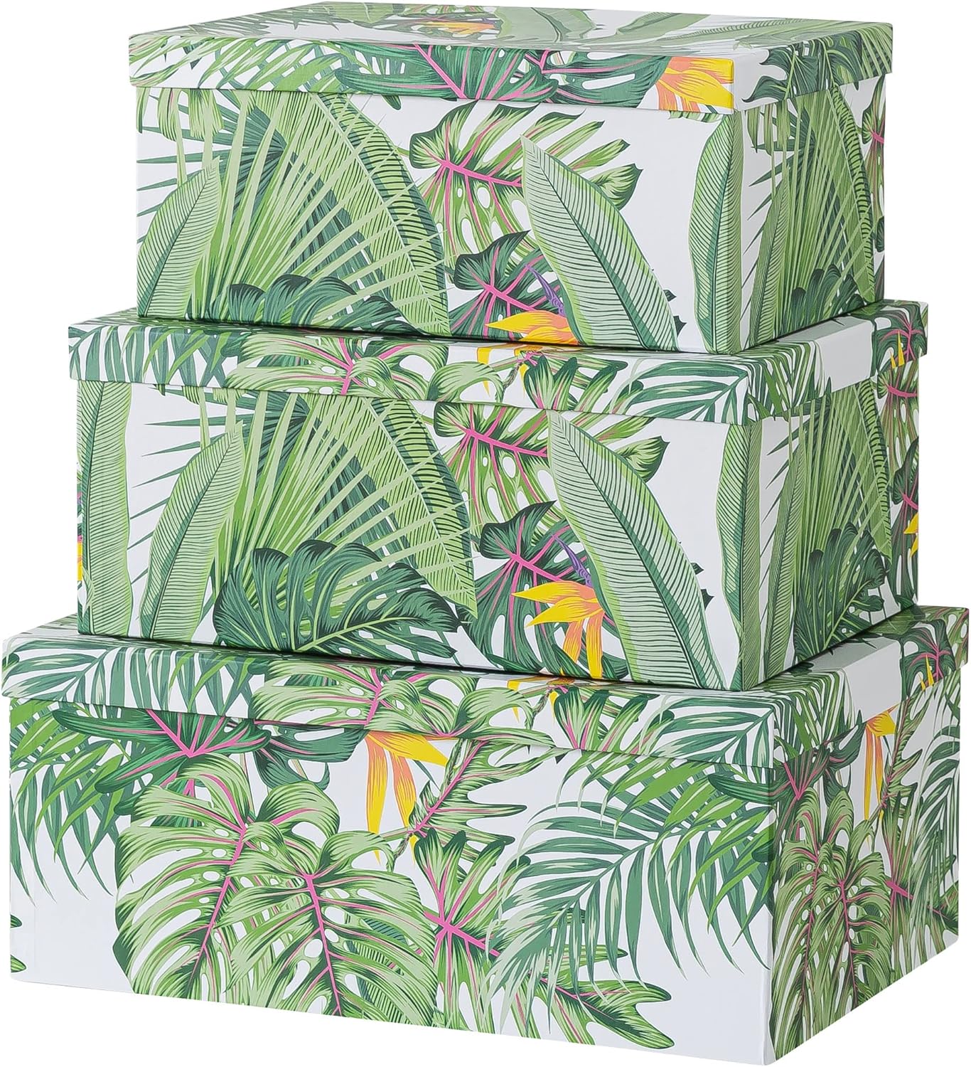 Amazon.com: Soul & Lane Decorative Storage Cardboard Boxes with Lids ...