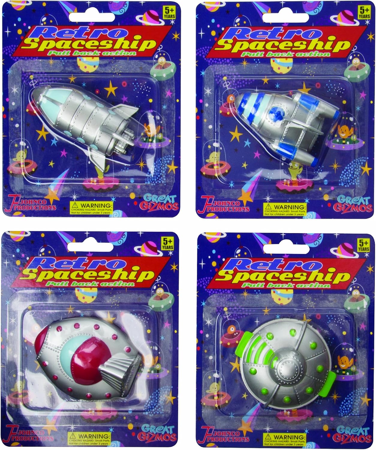 Great Gizmos Retro Space Craft (pack of 1) : Amazon.co.uk: Outlet