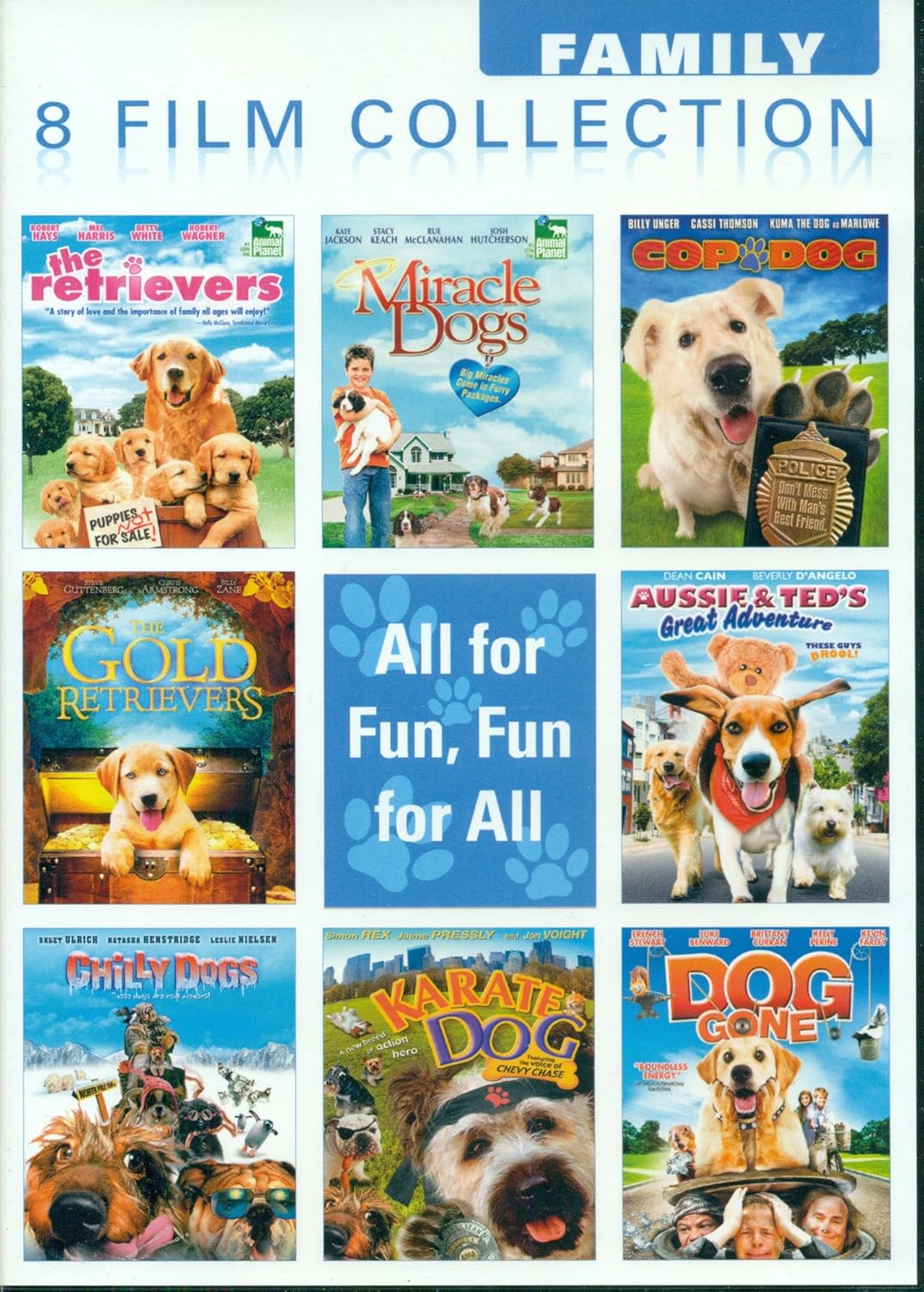 Amazon.com: 8 Film Collection: The Retrievers / Miricle Dogs / Cop Dog ...
