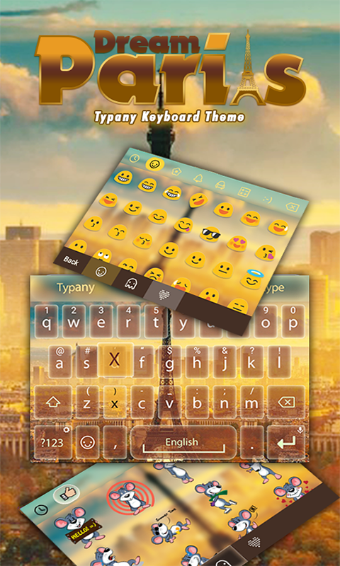 Dream Paris Theme&Emoji Keyboard - App on Amazon Appstore