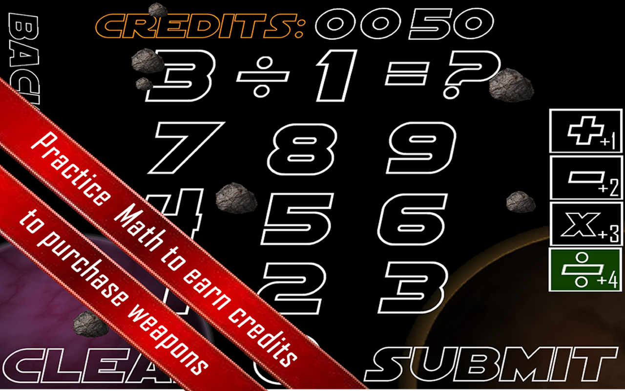 Aplicación Math In Space Free en Amazon Appstore