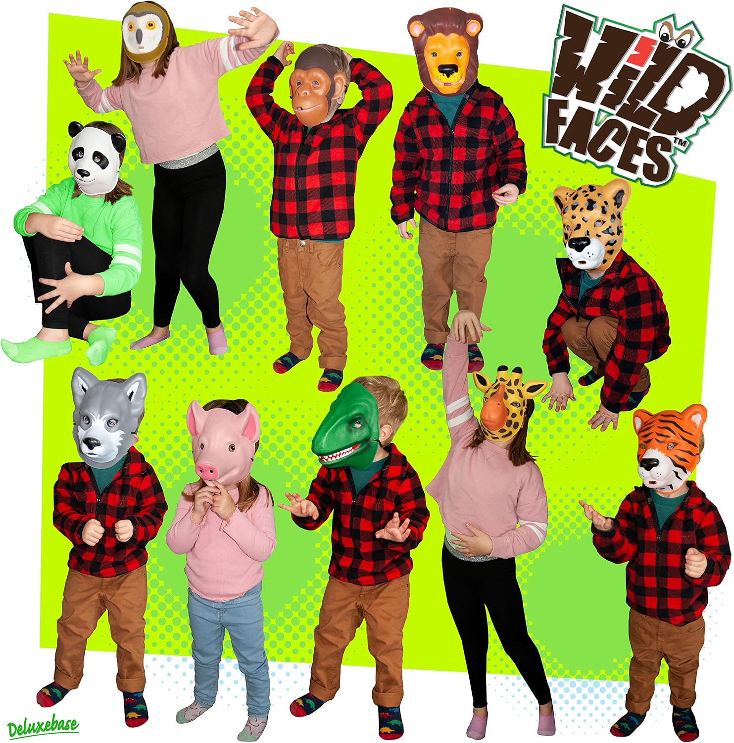 Wild Faces – Panda from Deluxebase. Safe foam animal masks for kids ...