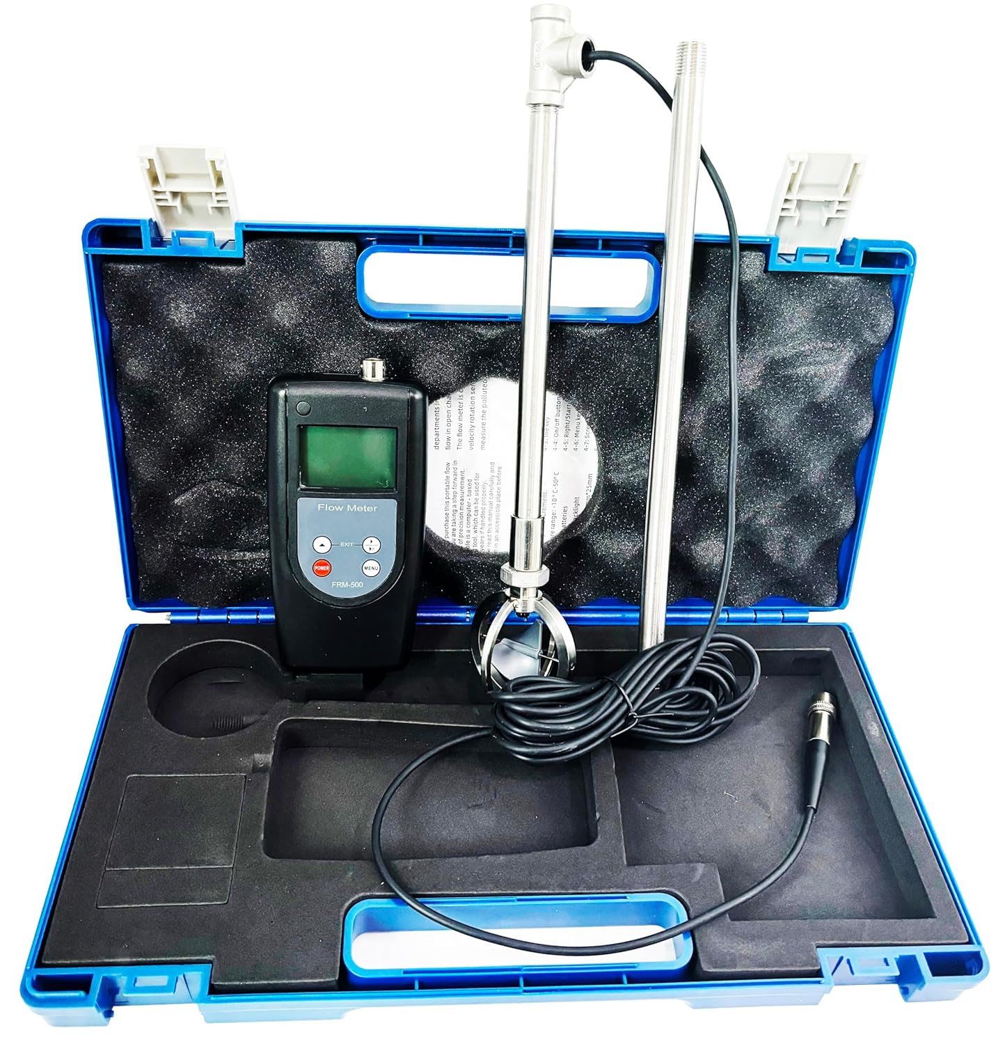 HFBTE Portable Water Velocity Meter Water Speed Meter Flow Rate ...