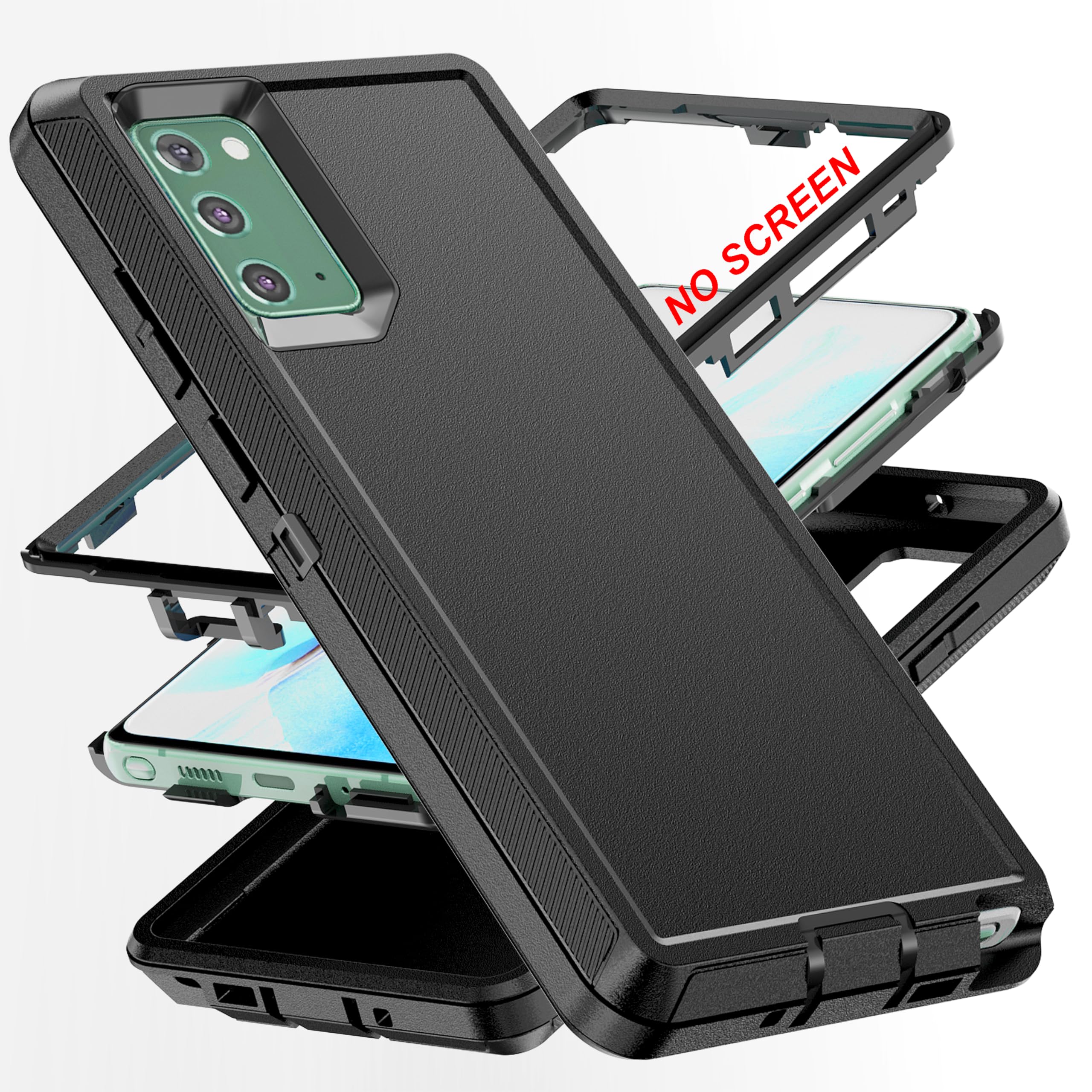 AYMECL for Note 20 Case,Samsung Note 20 Case,[Military Grade] 3 in 1 Heavy Duty Full Body ...