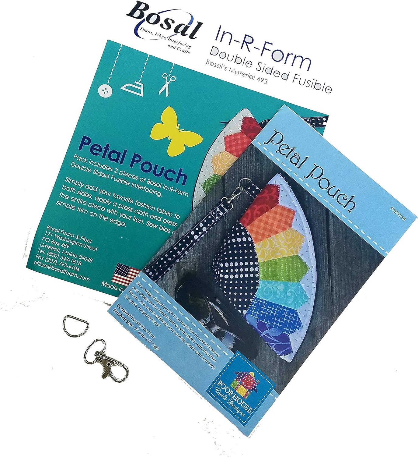Amazon.com: Petal Pouch Sewing Pattern by Poorhouse Quilt Designs ...