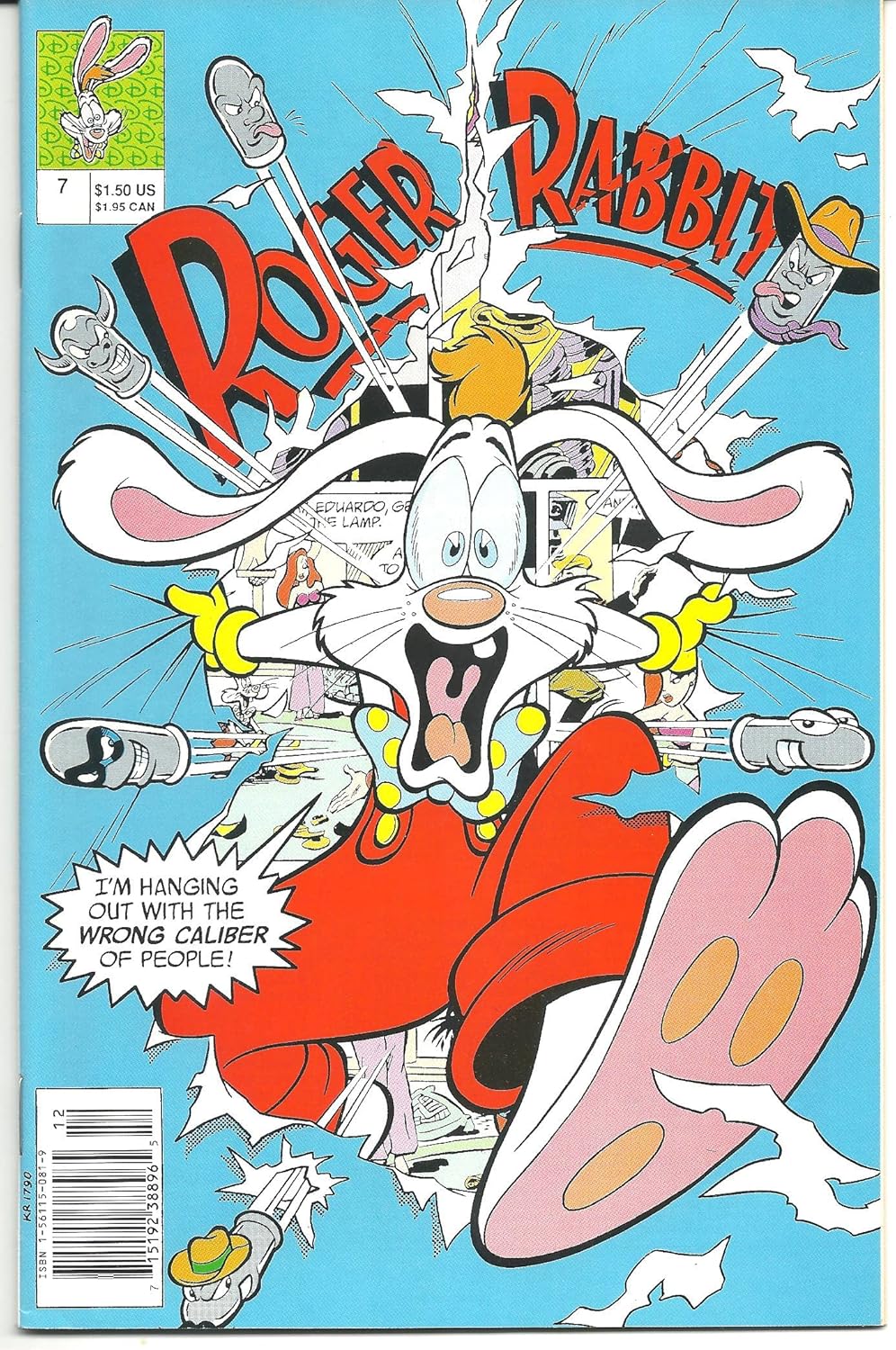 Amazon.com: Roger Rabbit Comic Book From Walt Disney Publications #7 ...
