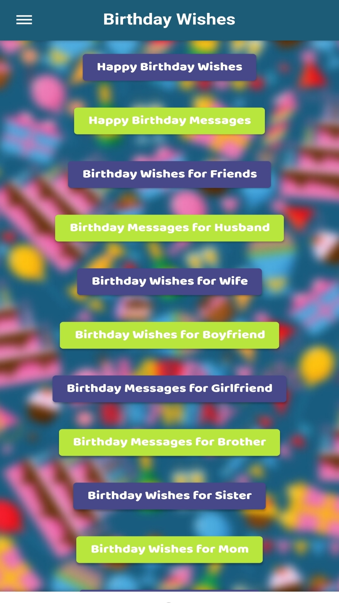 Birthday Wishes - App on Amazon Appstore