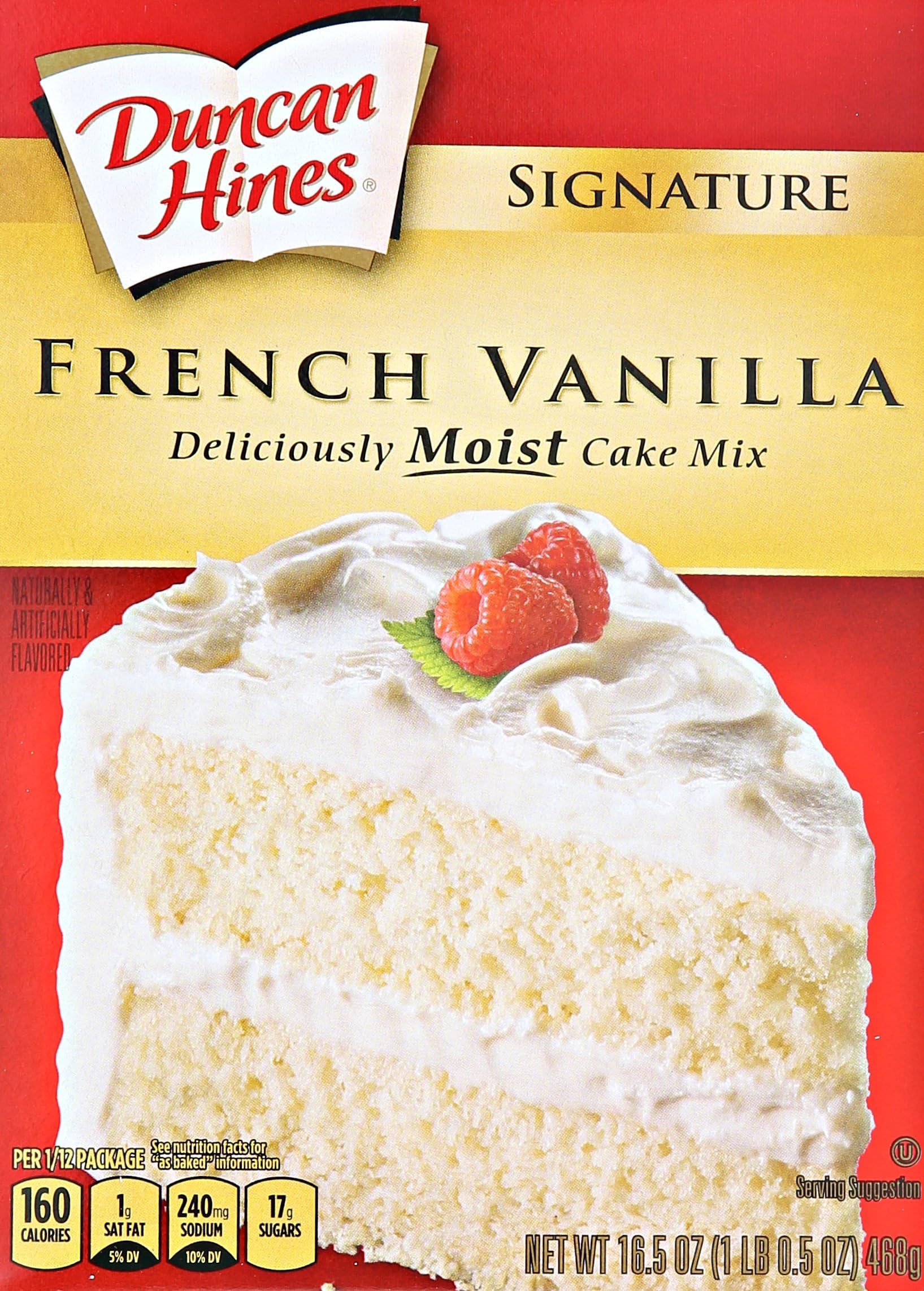 Amazon.com : Duncan Hines Signature Yellow Cake Mix, 16.5-Ounce Boxes ...